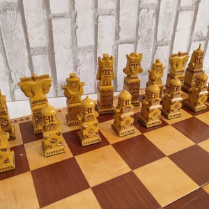 Chess Medieval Set, Russian Board Games, Chess Soviet Chess, Bakelite ...