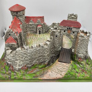 Vintage Eco Spielwaren Castle, Castle Diorama No.1, Elastolin Type ...