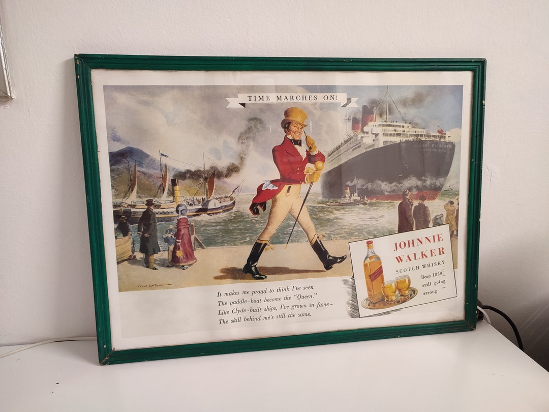 Johnnie Walker Poster 1998 by Nuova Arti Ricordi Grafiche Decorative ...