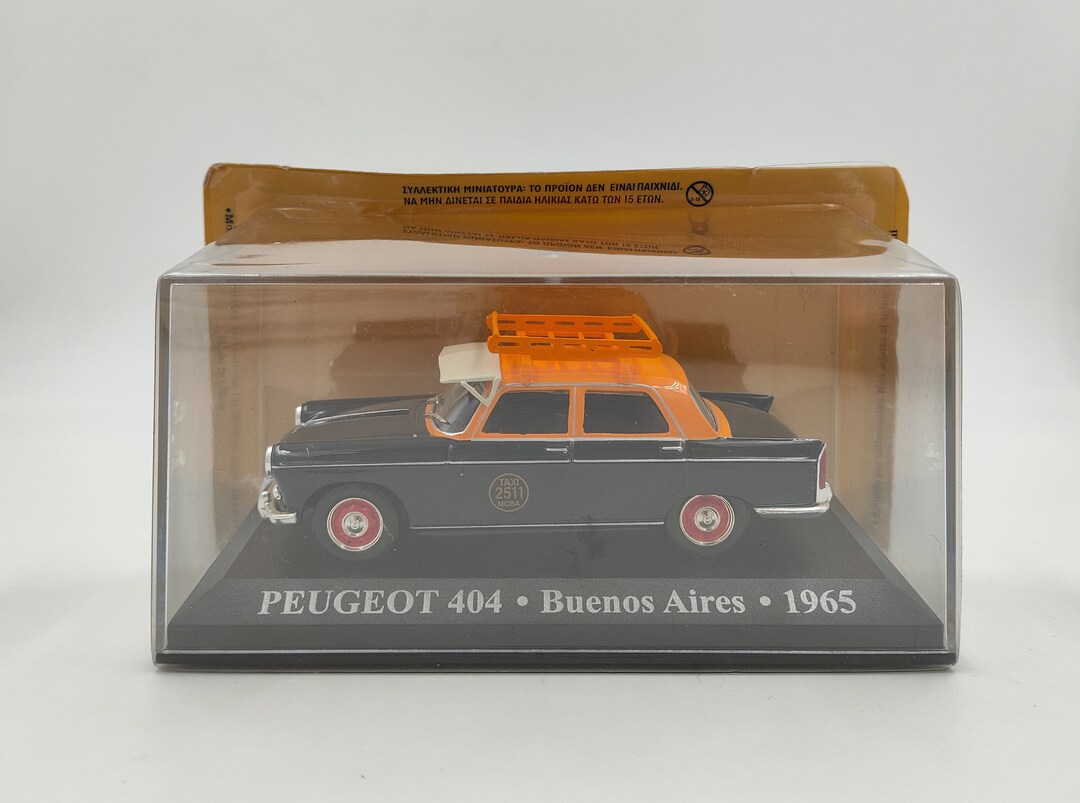 Deagostini TAXI Models of the World Collection Peugeot 404 Buenos Aires ...