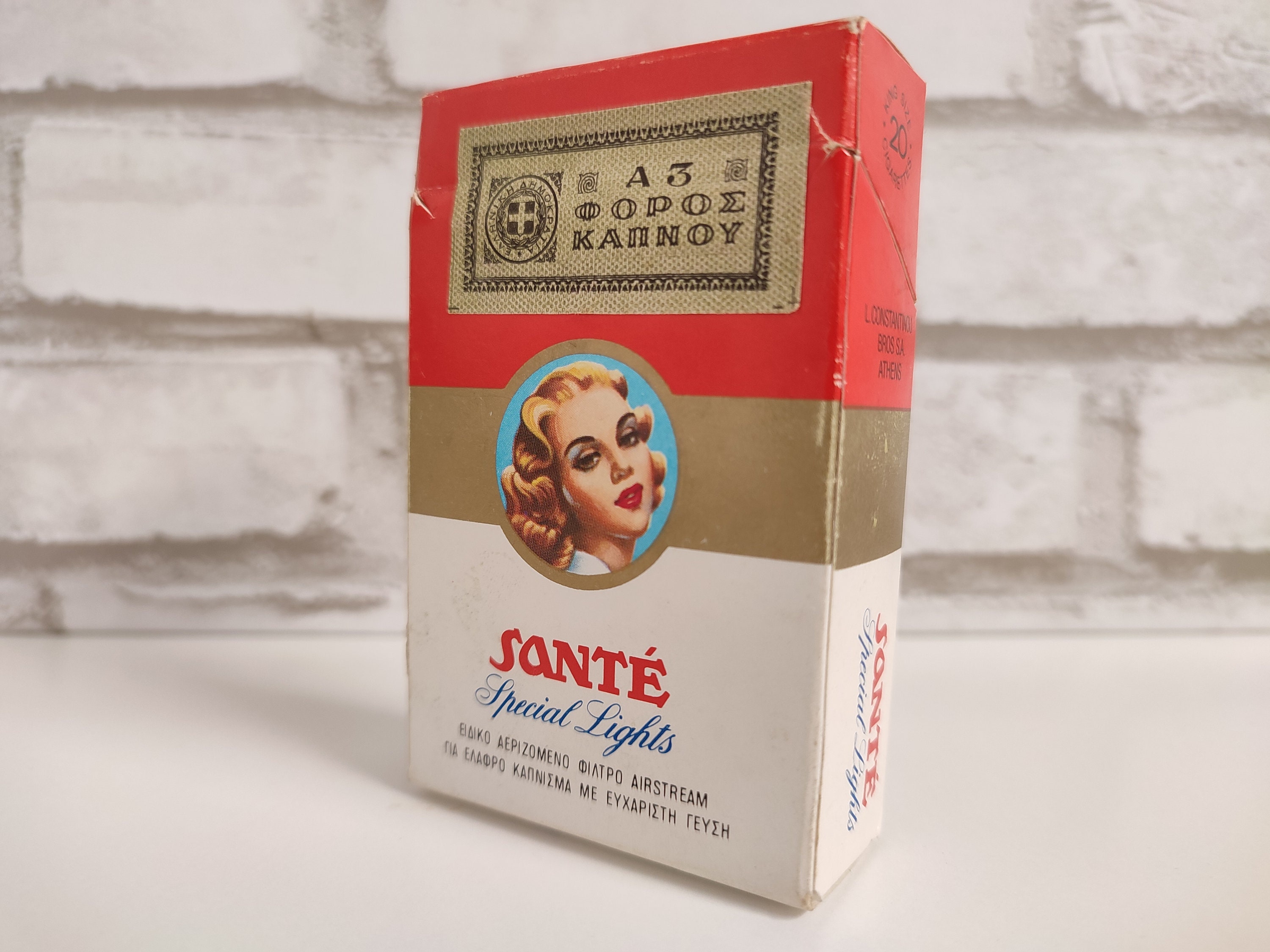 Cigarettes Sante Box EMPTY , Vintage Cigarettes Box Collectible Box - Etsy
