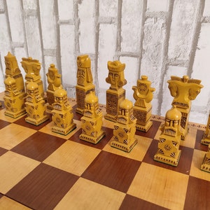 Chess Medieval Set, Russian Board Games, Chess Soviet Chess, Bakelite ...