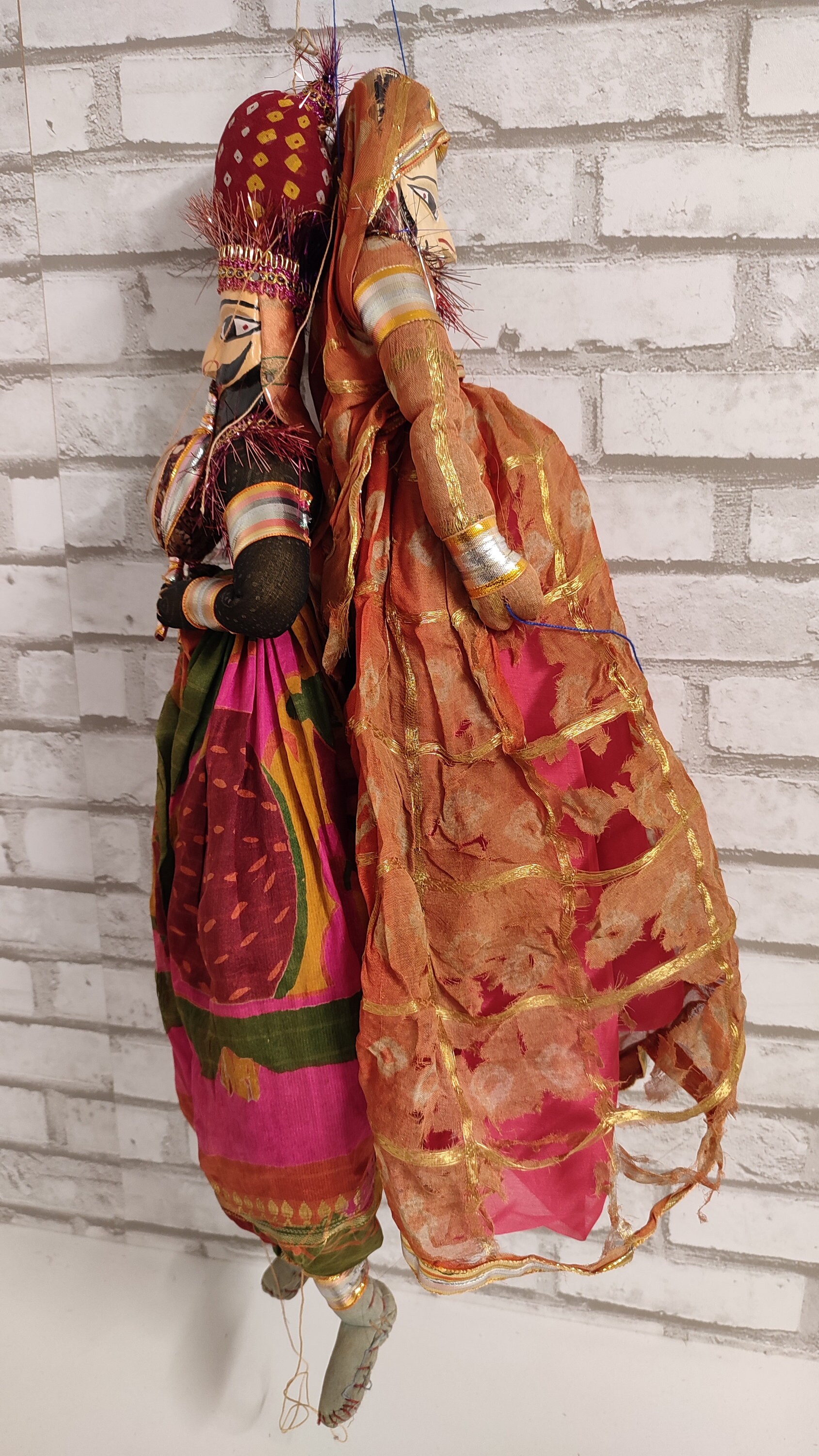 Rajasthani Puppet, Kathputli, Traditional Handmade Puppet Wedding ...