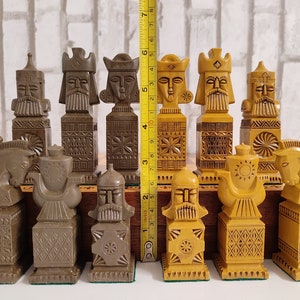Chess Medieval Set, Russian Board Games, Chess Soviet Chess, Bakelite ...