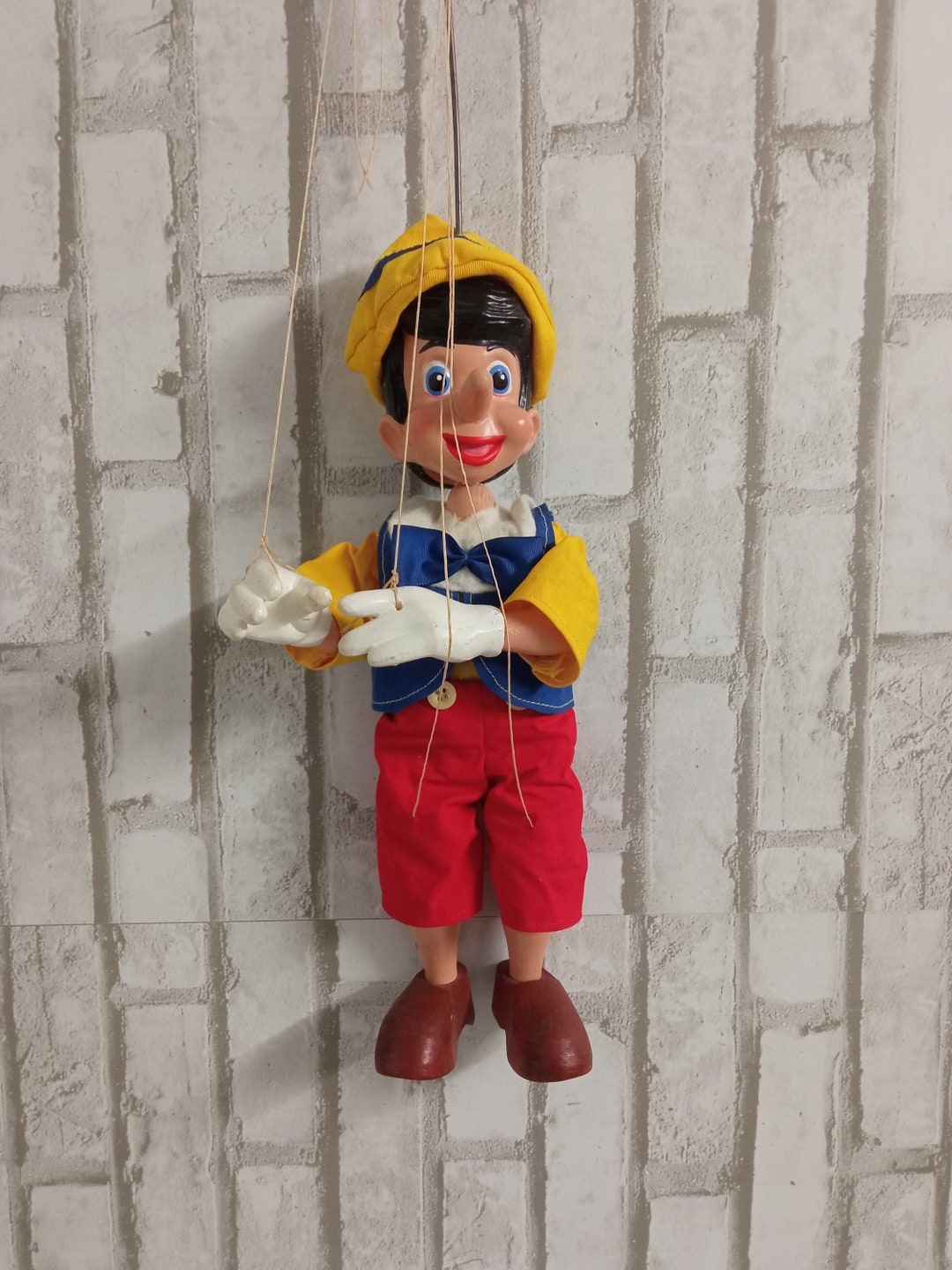 Pinocchio Marionette Puppet, Pinocchio String Puppet, Marionette Puppet ...