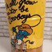 Vintage Smurfs Trash Can Toy Storage /table / Stool / Container - Etsy