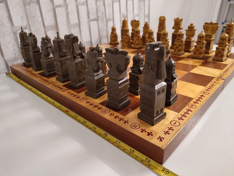 Chess Medieval Set Russian Board Games Chess Soviet Chess - Etsy