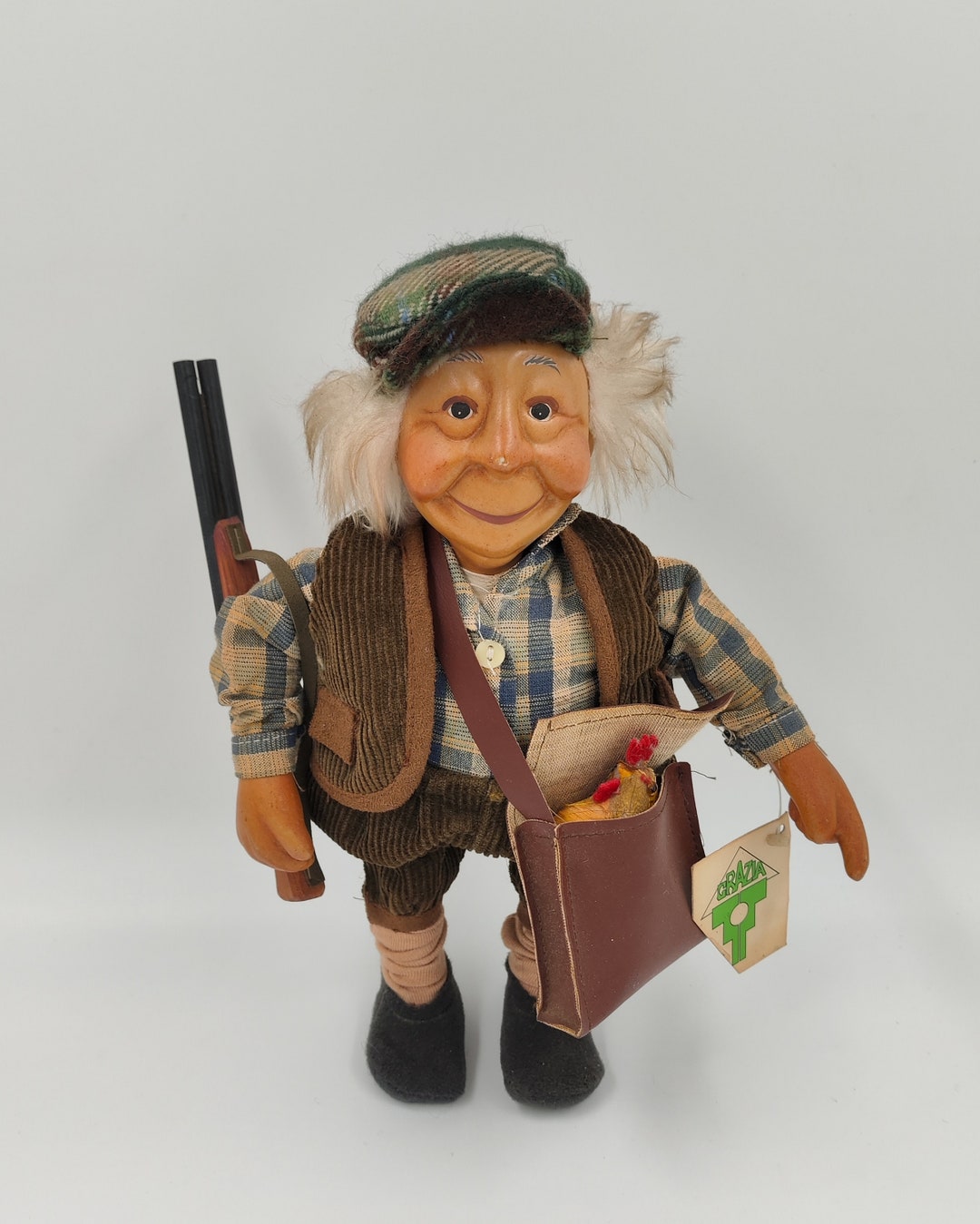 Vintage Ceramic Doll Figure, Hunter Doll, Hunter Figure, Hunting ...