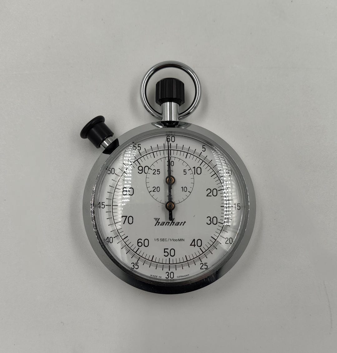 Vintage HANHART Stopwatch German Made, High Quality Stopwatch, Retro ...