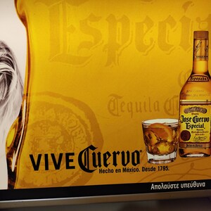 Jose Cuervo Sign With Light, Jose Cuervo Tequila Promotional Item ...