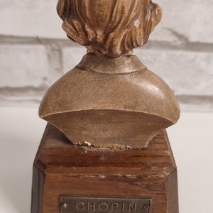 Vintage Chopin Music Box Composer Bust Reuge Romance Music Box Musician ...