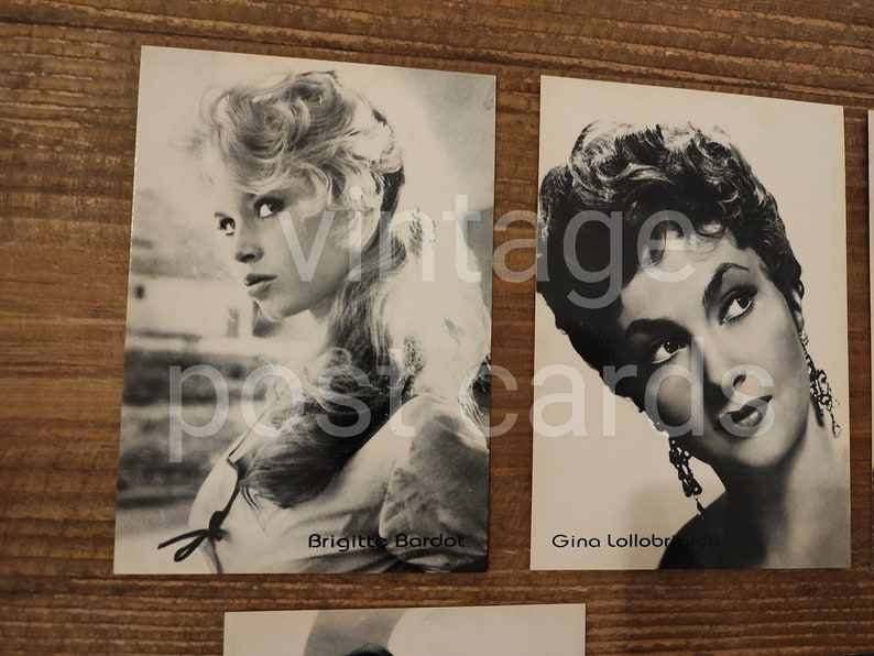 Hollywood Star Actress Vintage Post Cards Lot2 - Etsy