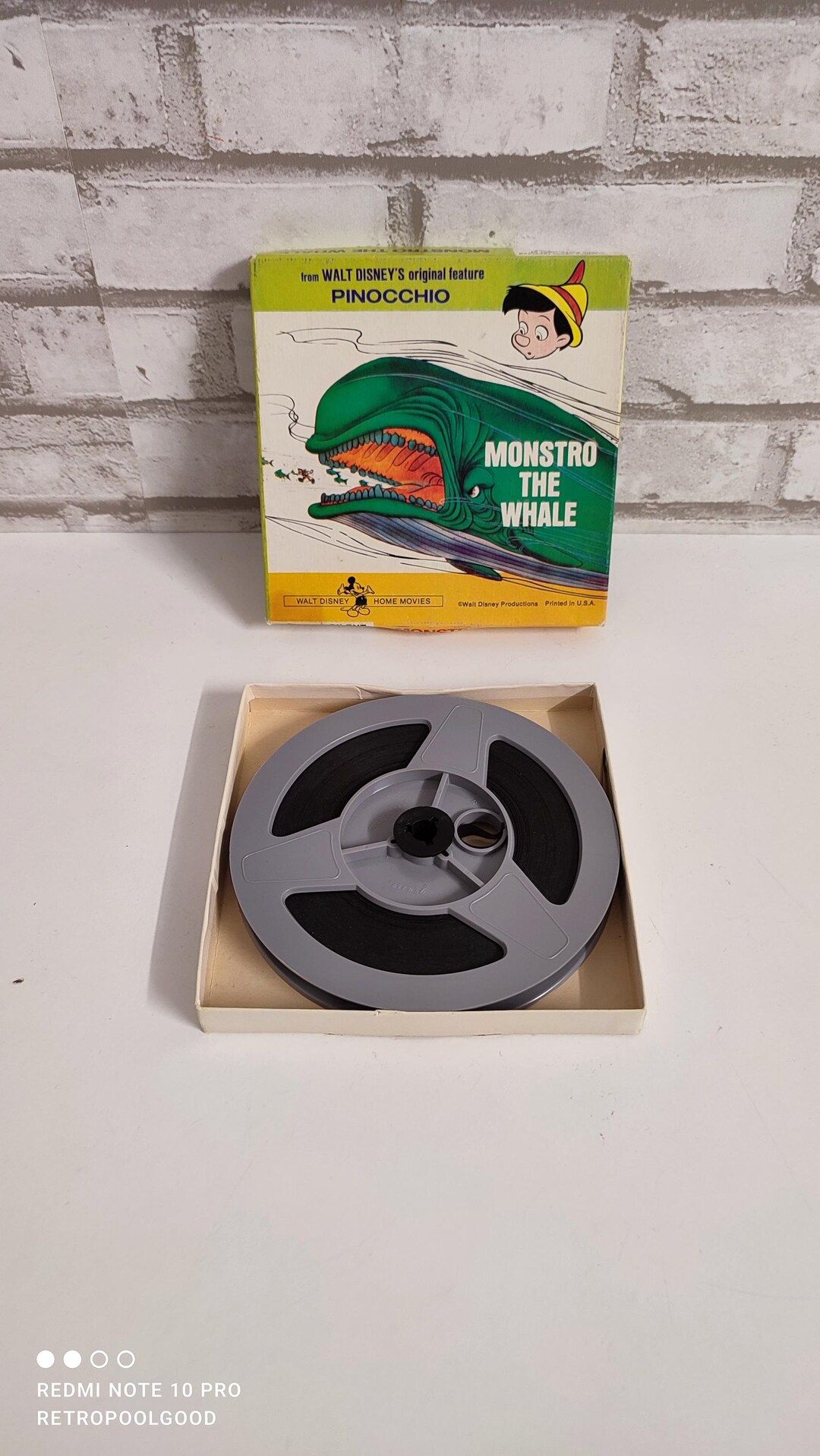 Vintage Walt Disneys Original Feature Pinocchio, Monstro the Whale 8mm ...
