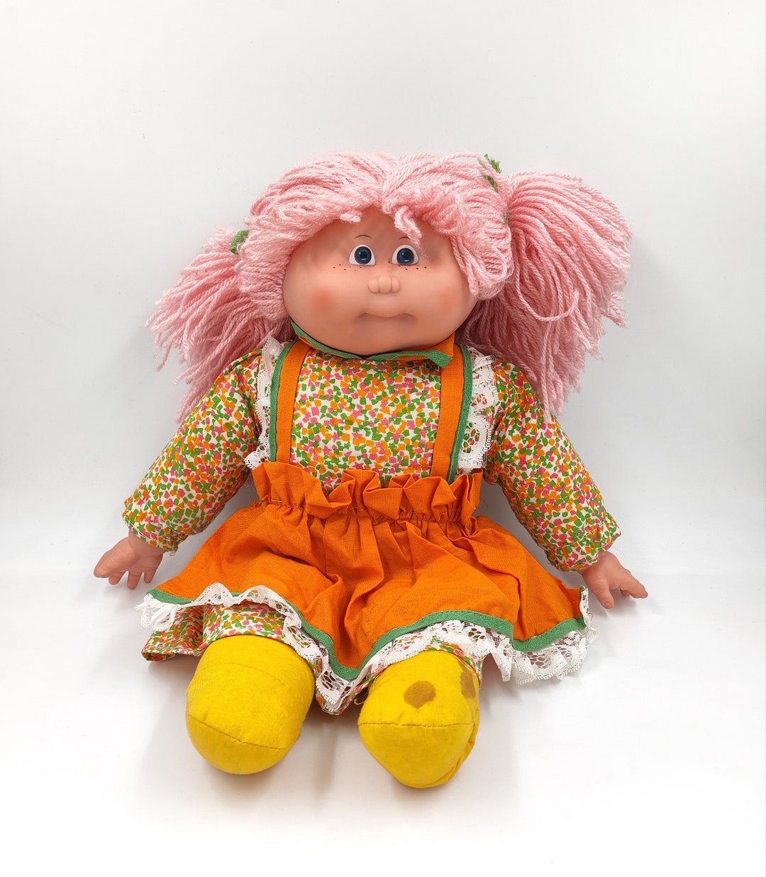 Vintage Cabbage Kid Bootleg Doll, Cabbage Patch Kids Replica Doll ...