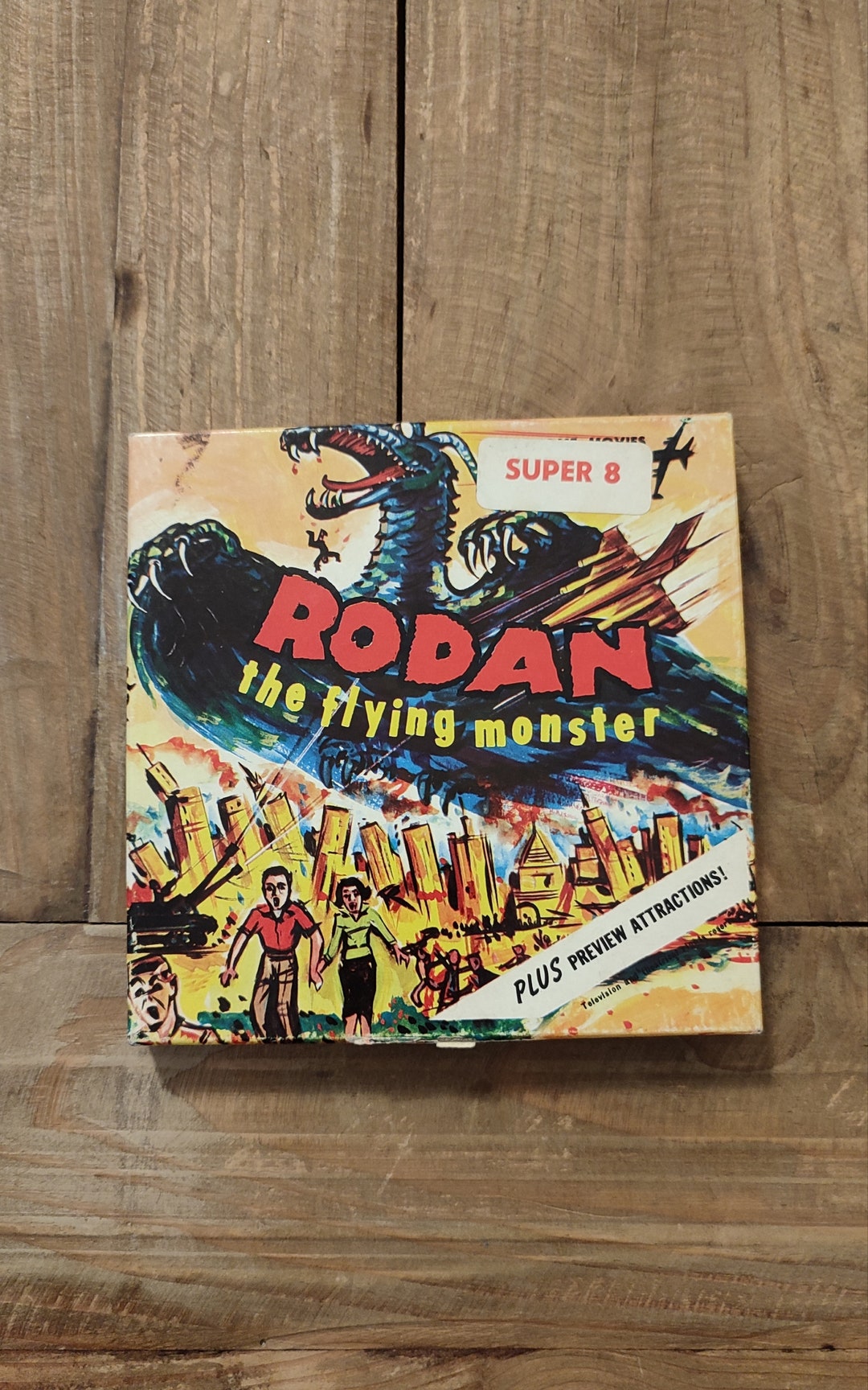 Rodan the Flying Monster Super 8 Film Reel Creature - Etsy