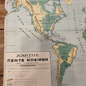 Five Continents Nos Map, Chart, School Map Chart - Etsy Canada