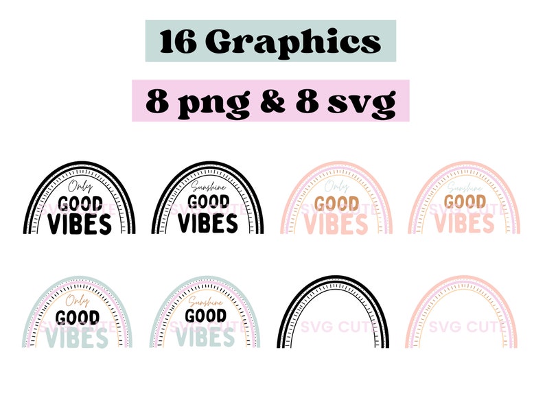 Good Vibes SVG, Motivational SVG, Positive SVG, Inspirational Svg, Good ...
