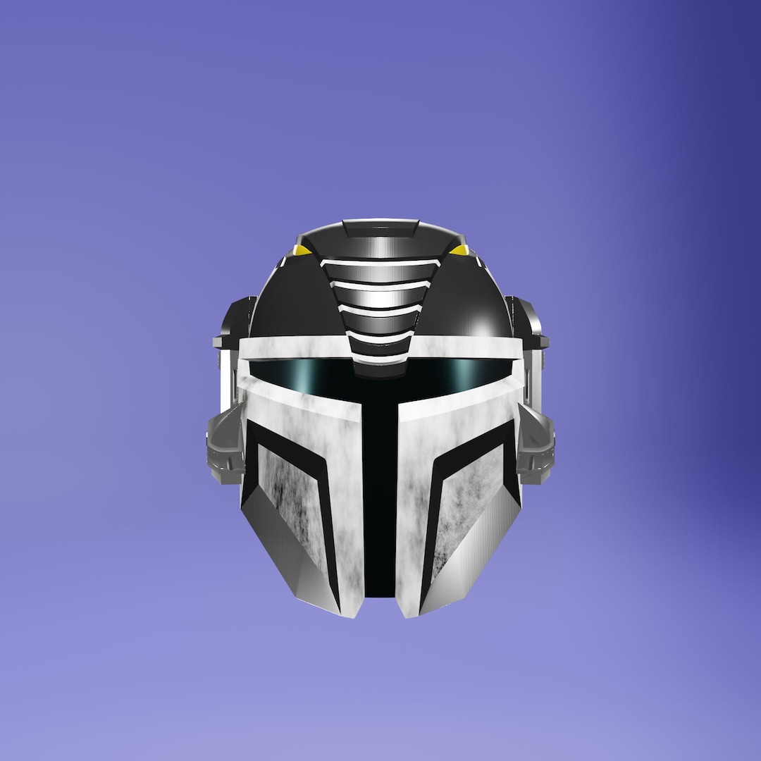 Black Power Ranger Mandalorian Helmet STL FILE - Etsy