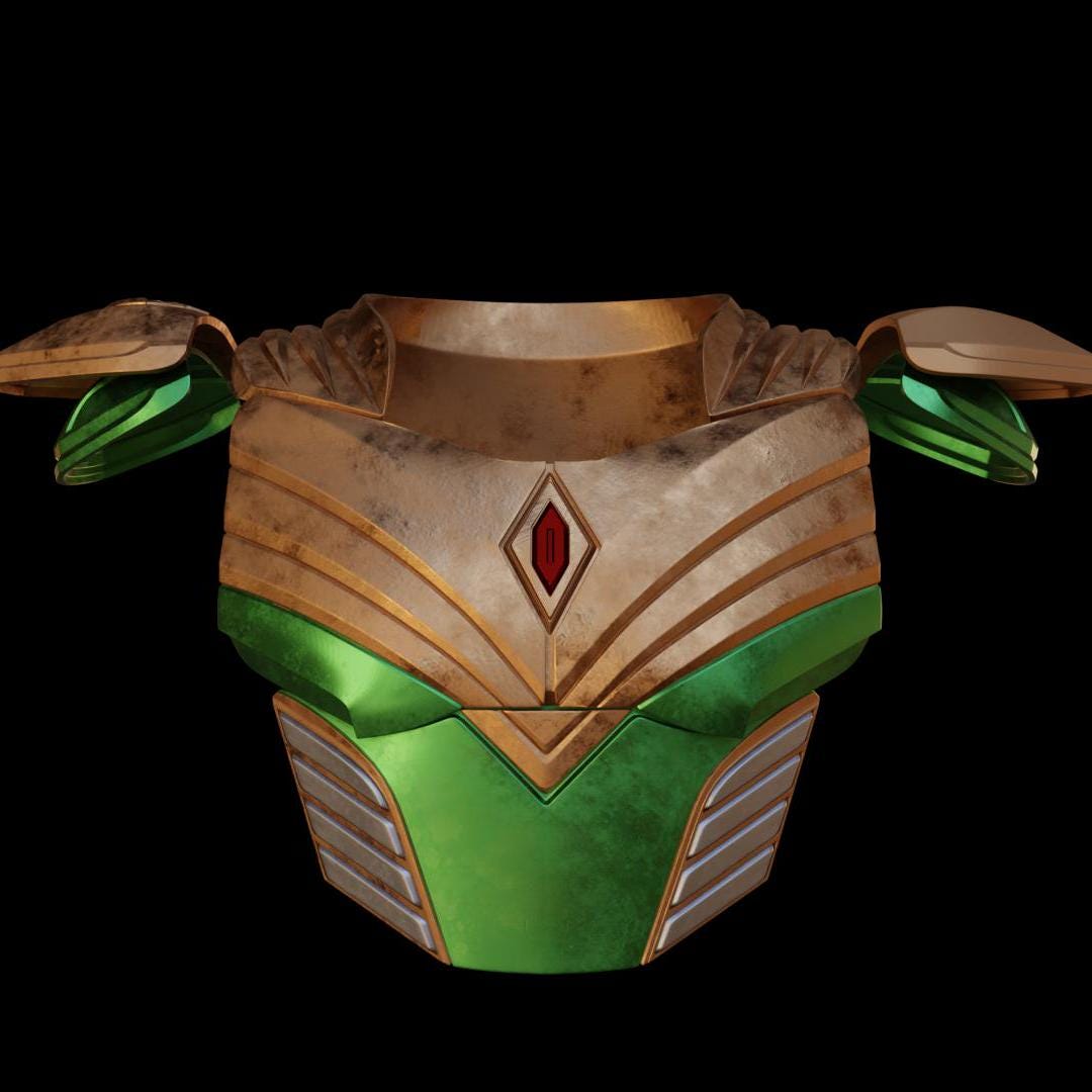 Green Ranger Mandalorian Armor STL FILE - Etsy