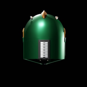 Green Ranger Mandalorian Helmet STL FILE - Etsy