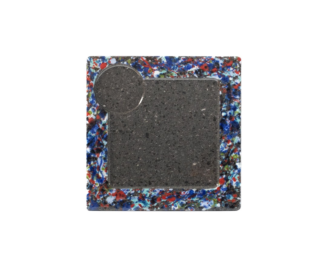 Set of Etna Lava Stone Plate and Underplate Hand Painted in Italy ...