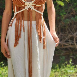Handmade Boho Style Macrame Top - Etsy