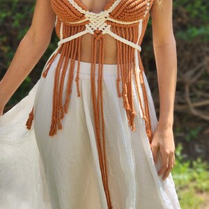 Handmade Boho Style Macrame Top - Etsy