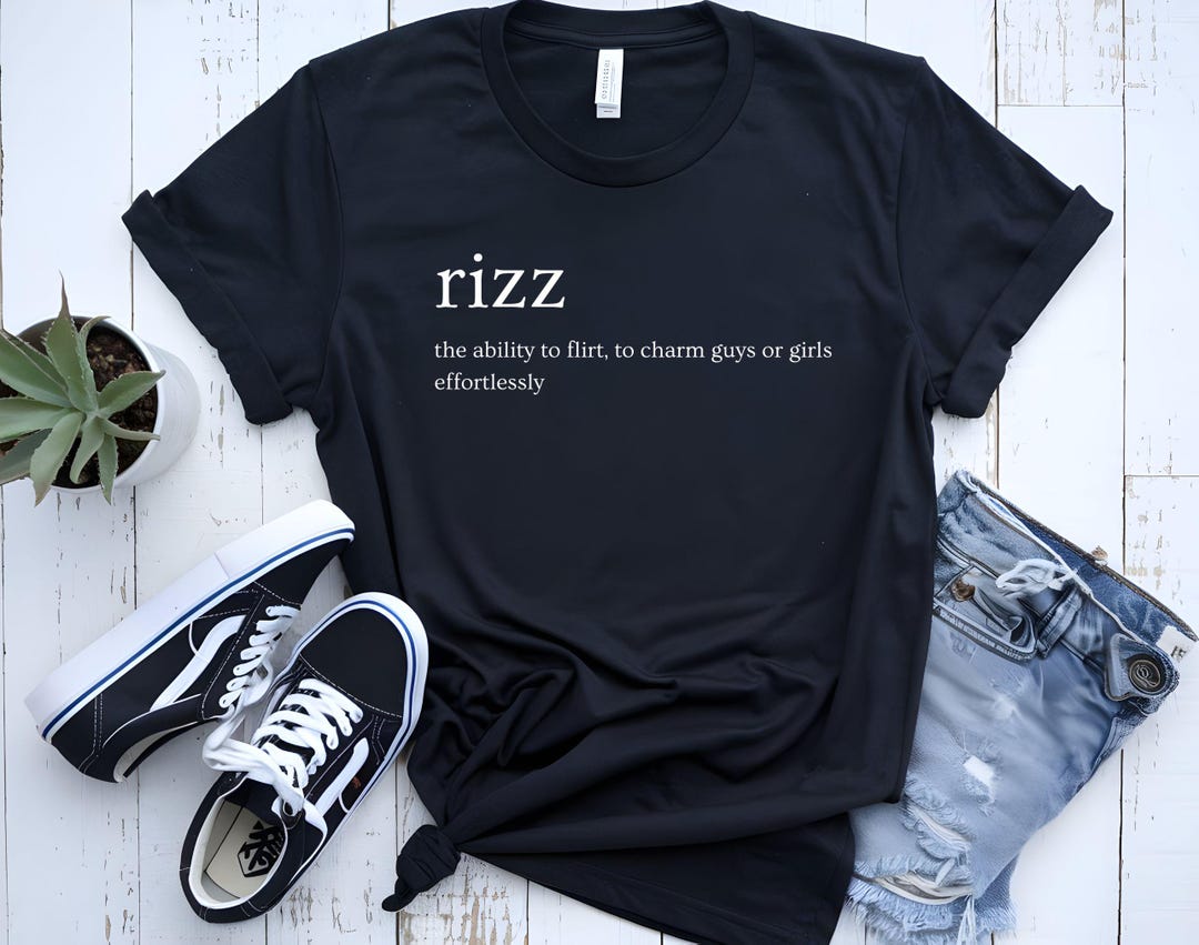 Funny Rizz Shirt: Gen Z Slang Charm Tee - Etsy