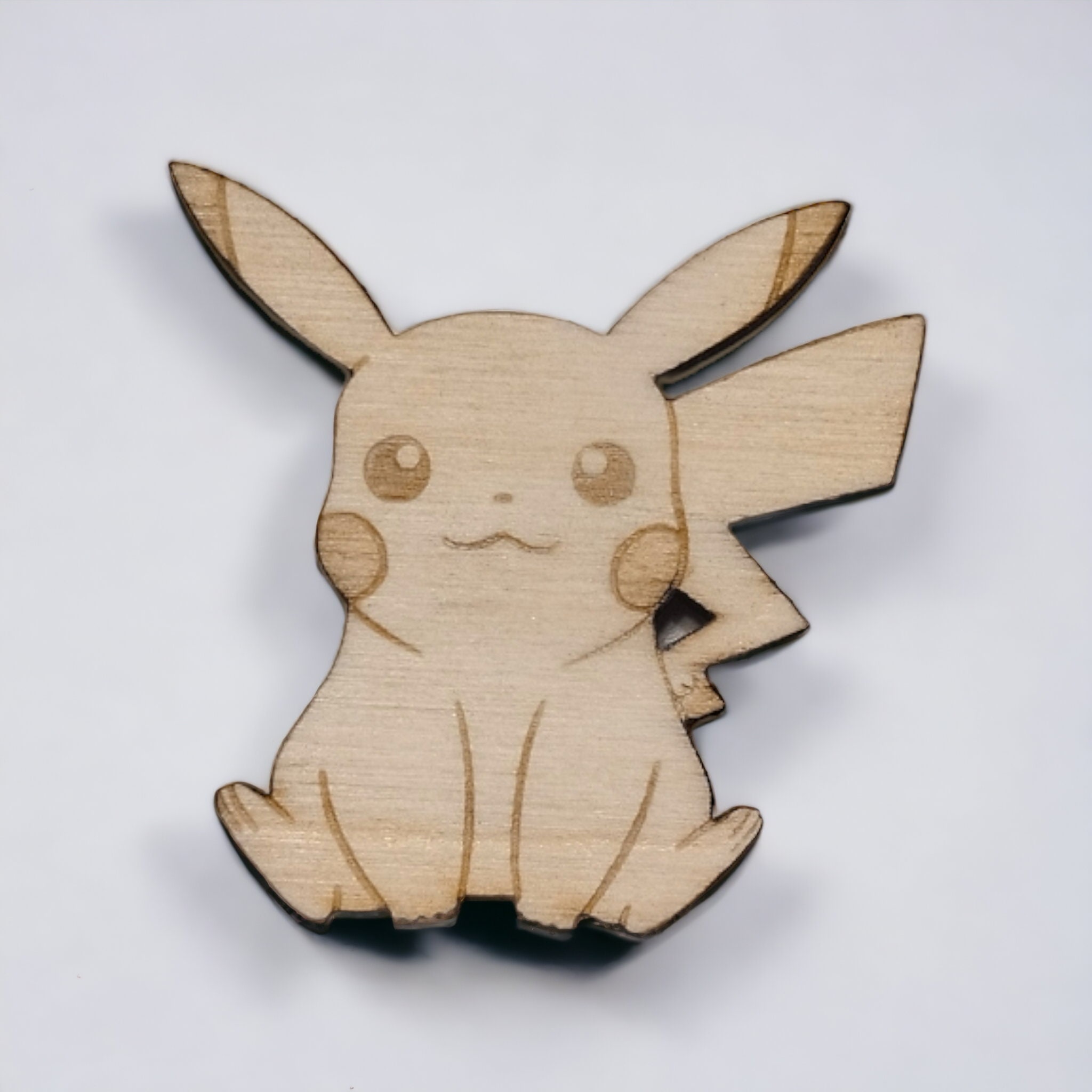 Set of 6 Pokemon Wooden Magnets & Pins Exclusive Brooch/magnet ...