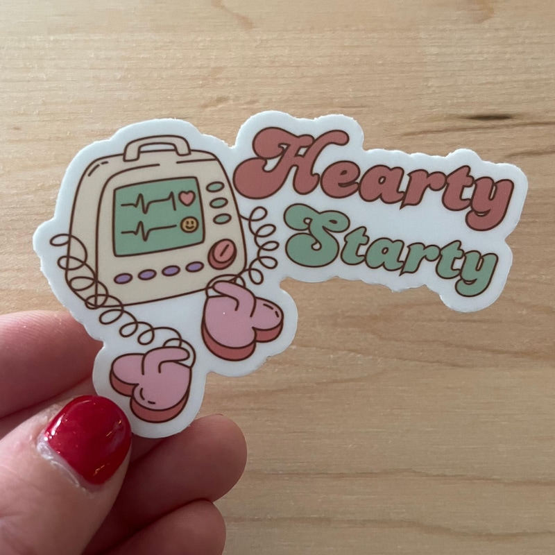Heart Monitor Stickers - Etsy
