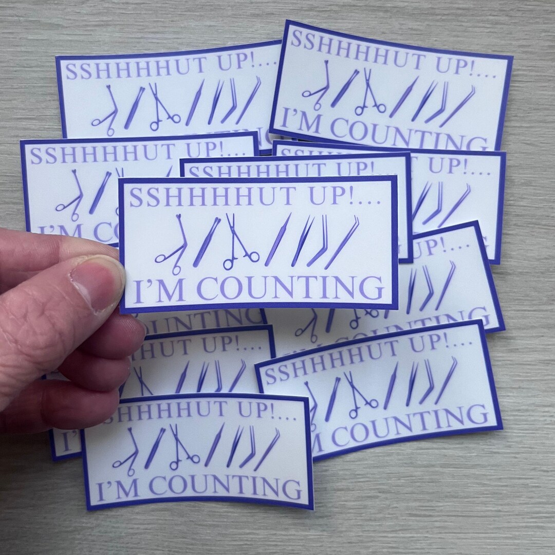 Operating Room Dark Humor Medical Stickers Niche Gifts Surgeons Nurses ...