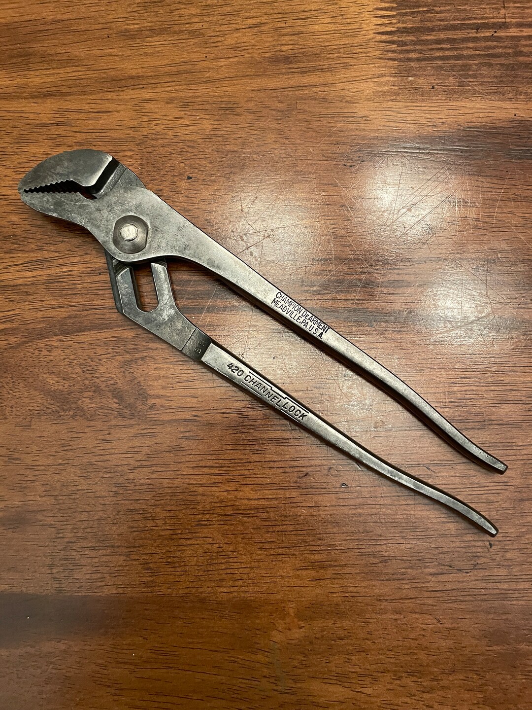 Channellock 420 Adjustable Pliers | Vintage Model 420 Pliers | 9.5-inch ...