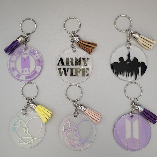 Bts Keychain - Etsy