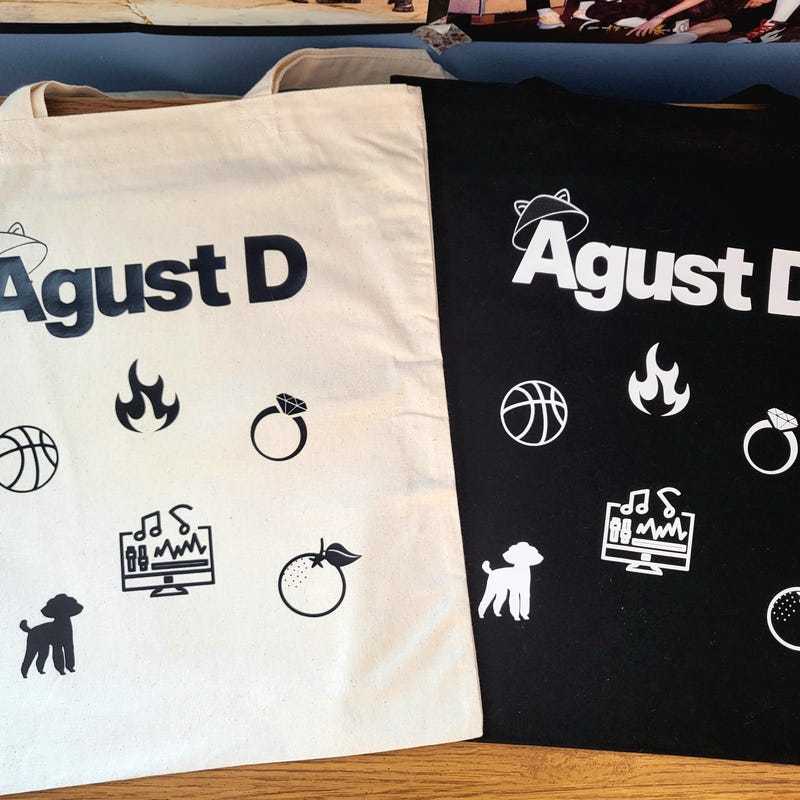 Tote Bag Agust D - Etsy
