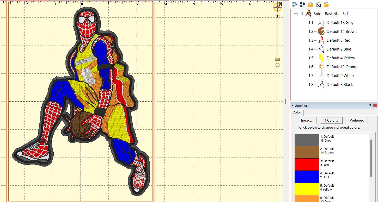 Embroidery Design, Digital File, Embroidery Machine, Comic Designs, Sports Design, Pes File ...