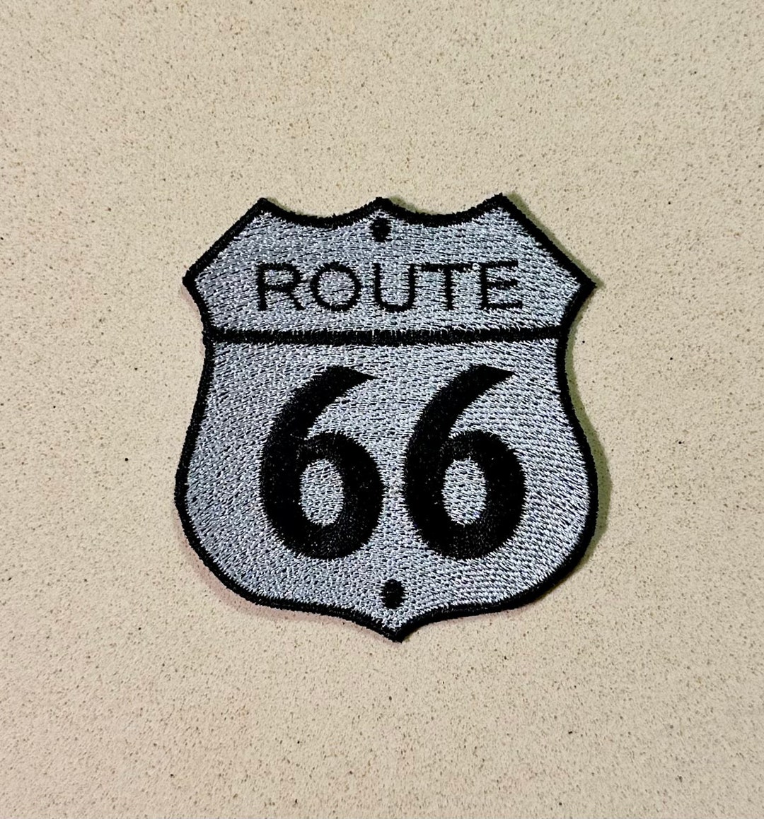 Patch for Ironing Route 66 | Travel Patches, 66 Patches, Road Sign ...