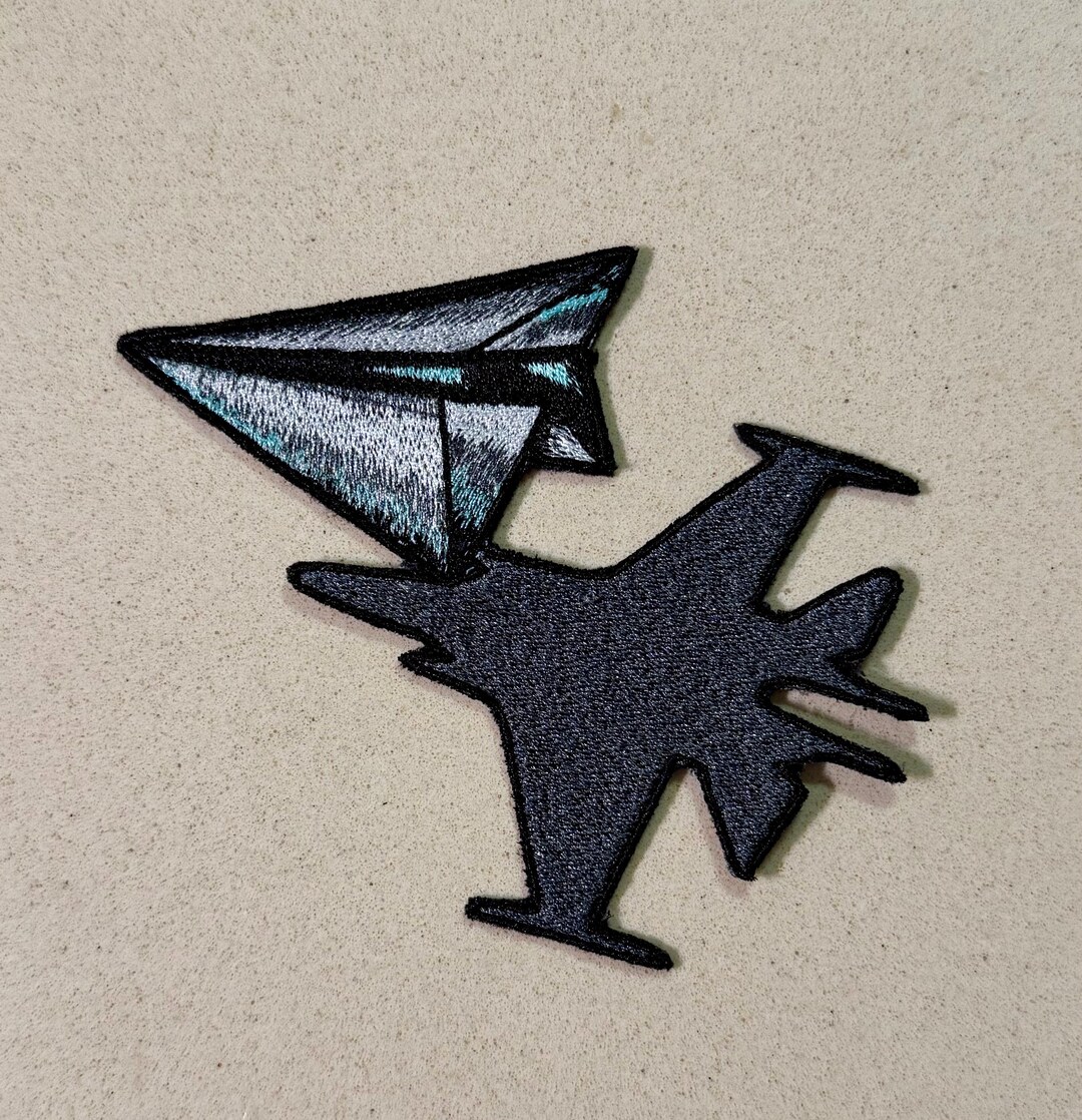 Patch for Ironing Flying Paper Plane With a Get Shadow | Fun Patches ...