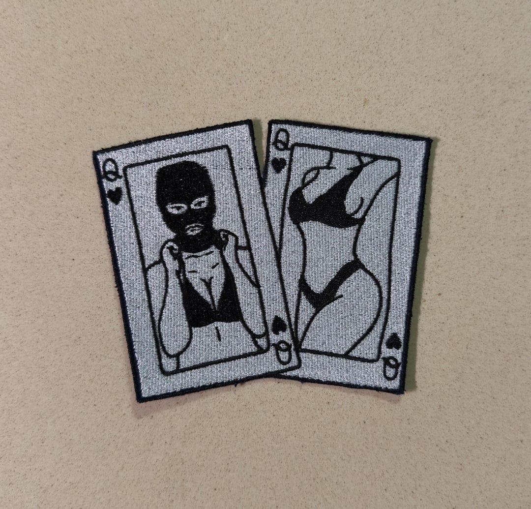 Patch for Ironing 2 of a Kind Gangsta Trendy Queen | Fun Patches, Queen ...