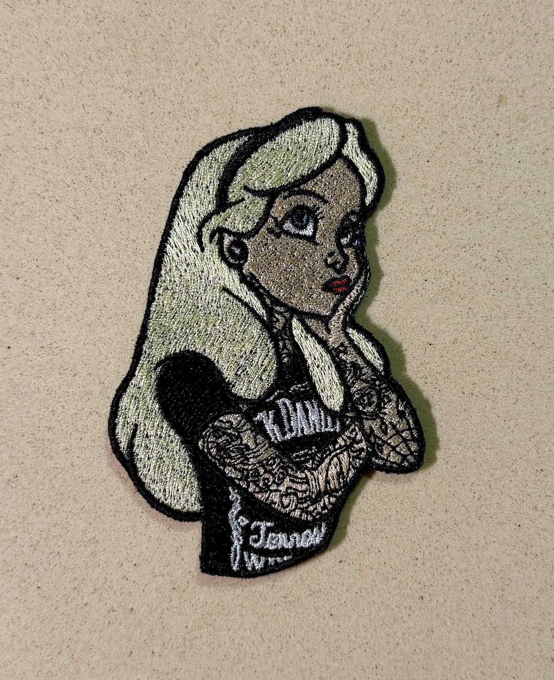 Patch for Ironing Badass Tattoo Alice Mom | Gothic Patches, Tattoo Patches, Badass Patches ...
