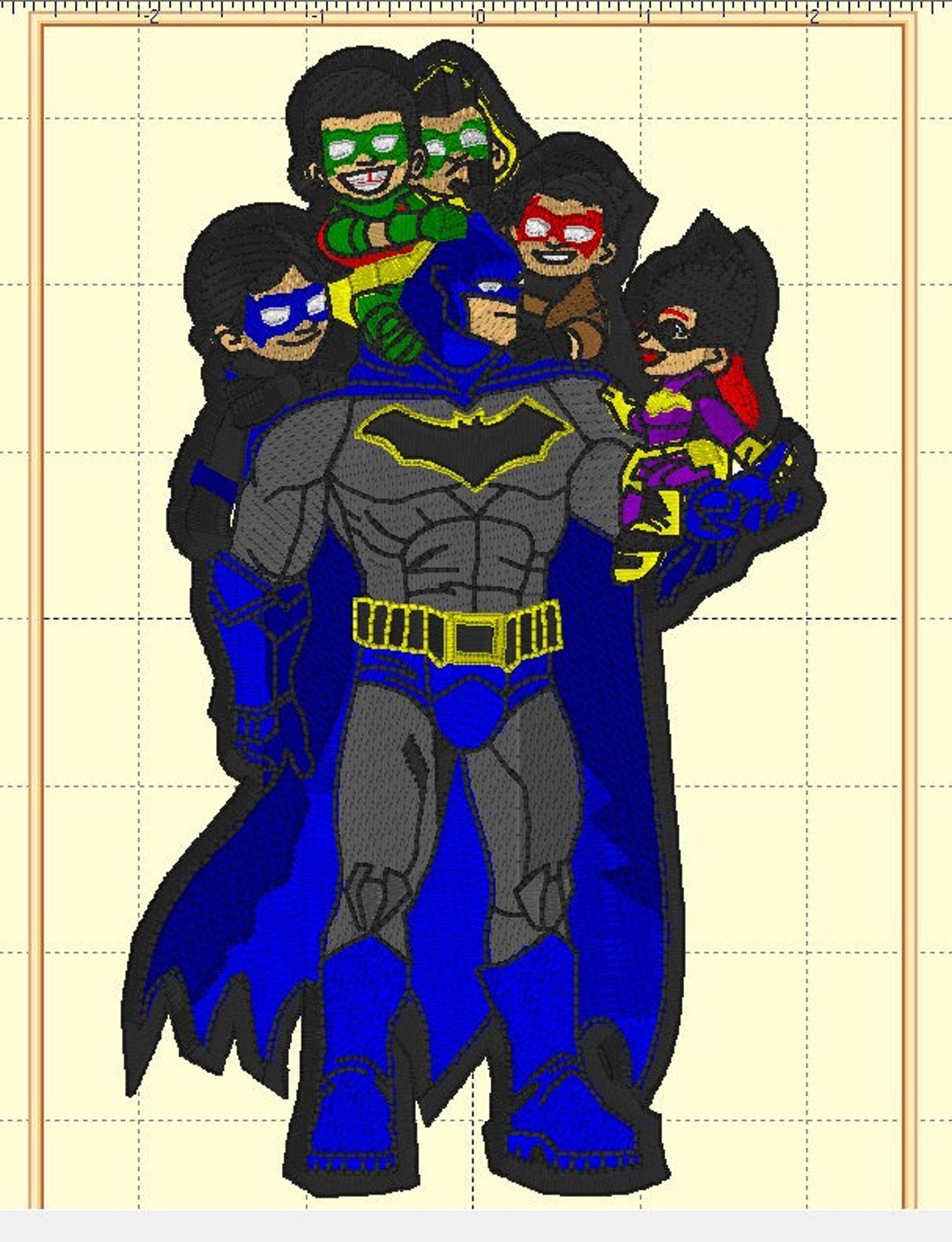 Embroidery Design, Digital File, Embroidery Machine, Comic Designs ...