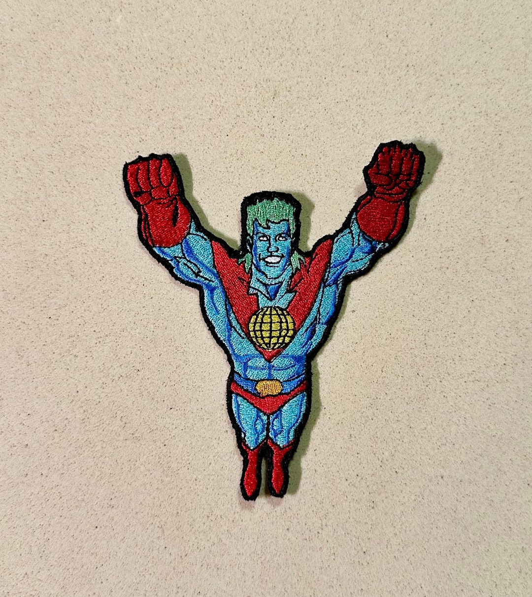 Patch for Ironing Flying Captain Superhero | Planet Captain Patches ...