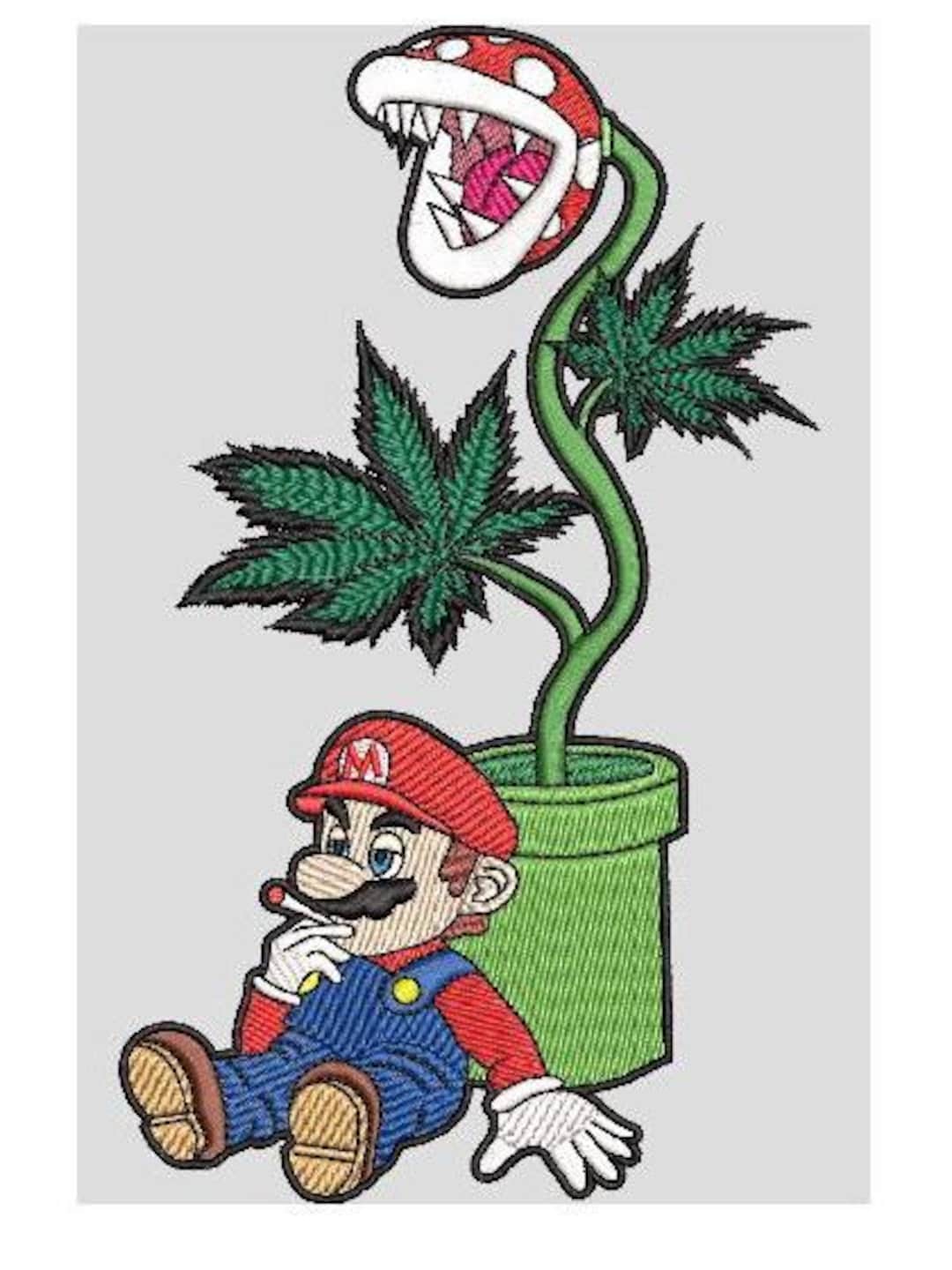 Instant Embroidery Digital File Download 420 Joint Smoking / High ...