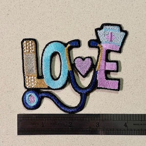 Patch for Ironing Love Nurse | Nurse Patches, Stethoscope Patches, Heart Patches, Love Patches ...