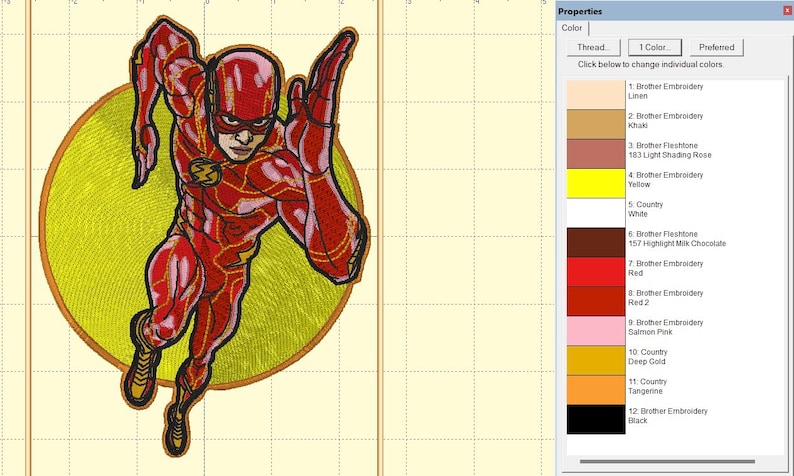 Embroidery Design, Speedster Design, Embroidery Machine, Comic Designs ...