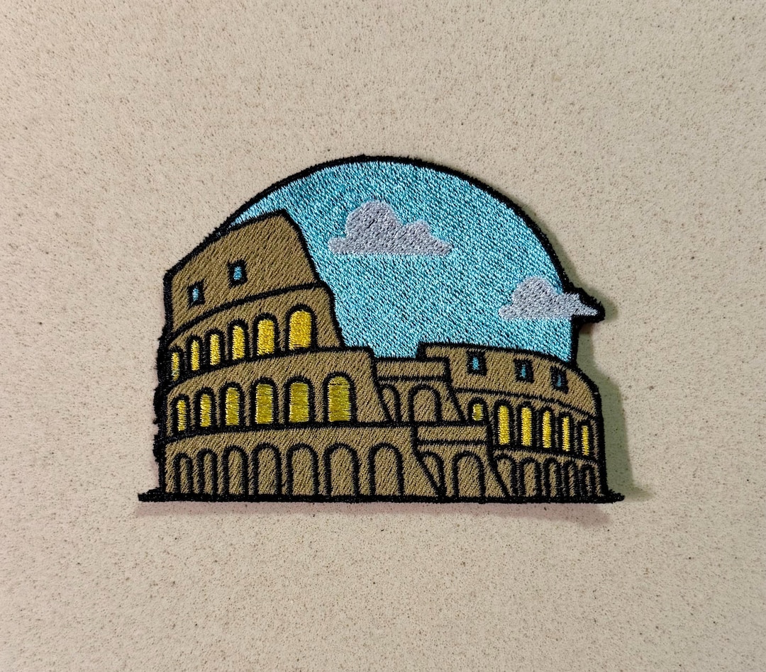 Patch for Ironing Greece Colosseum | Travel Patches, Roman Amphitheater ...