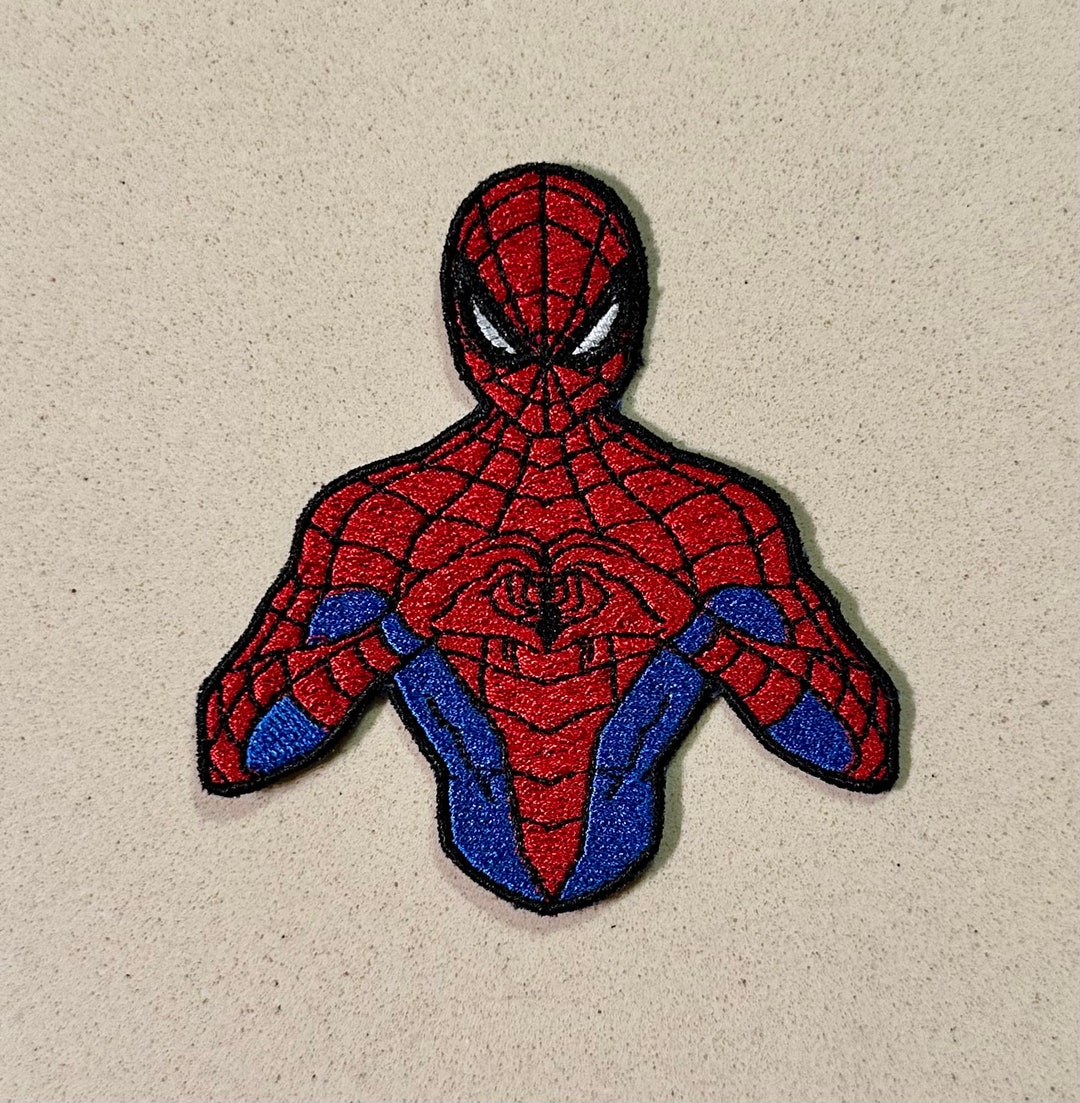 Patch for Ironing Spidy Superhero Love | Heart Patches, Superhero ...