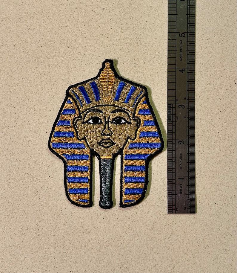 Patch for Ironing Ancient Egyptian Pharaoh King Patches, Ancient Patches, Egypt Patches, Pharaoh ...