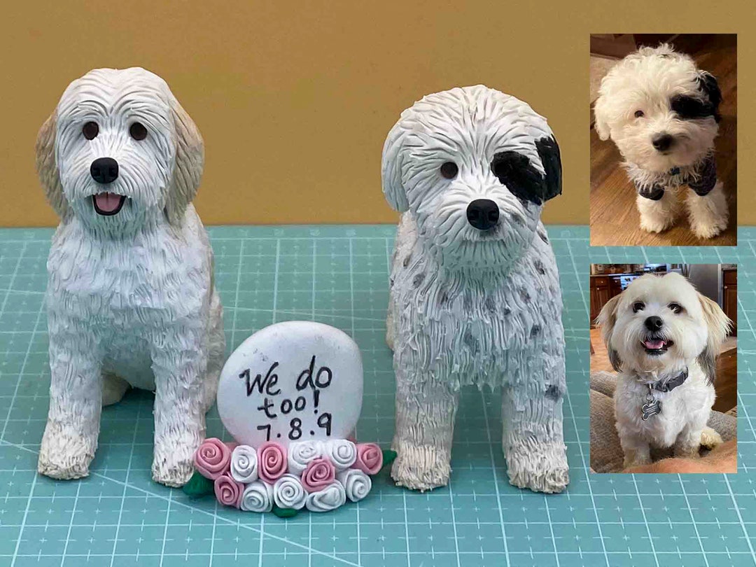 Dog Birthday Memorial Gift, Pet Memorial Gift, Dog Cake Topper Wedding ...
