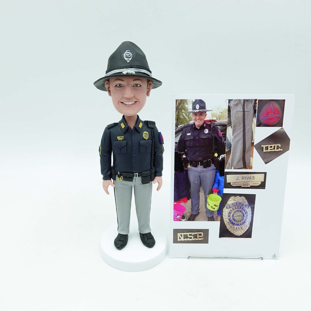 Custom Femalepolice Officer Bobblehead,personalized Custom Police ...