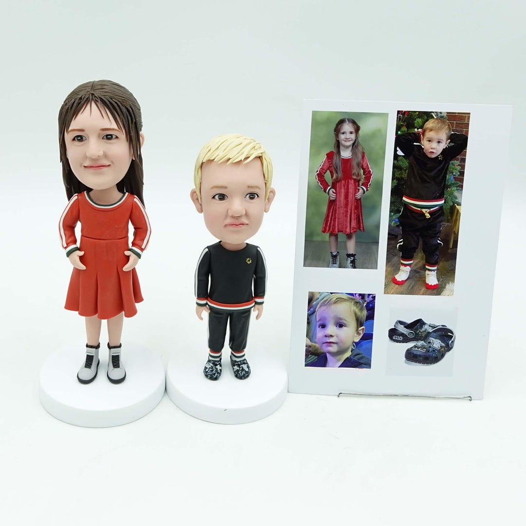 Personalized Custom Sibling Bobblehead,christmas Gifts for Kids,gifts ...
